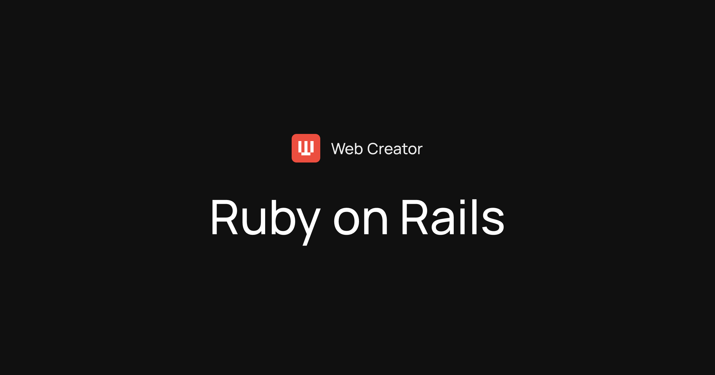 Ruby on Rails